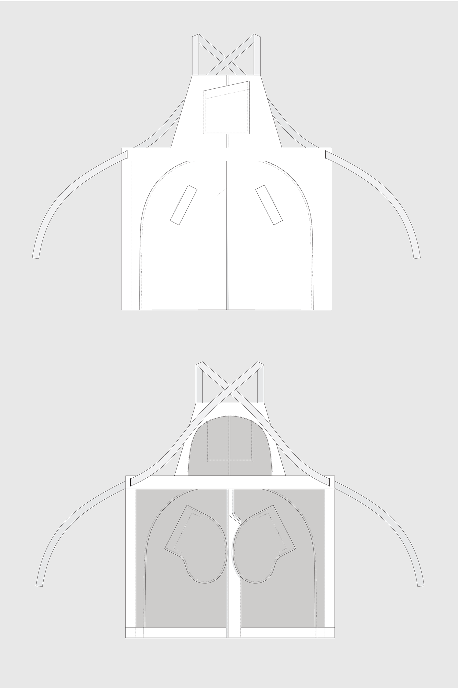 Ormond apron – In the Folds