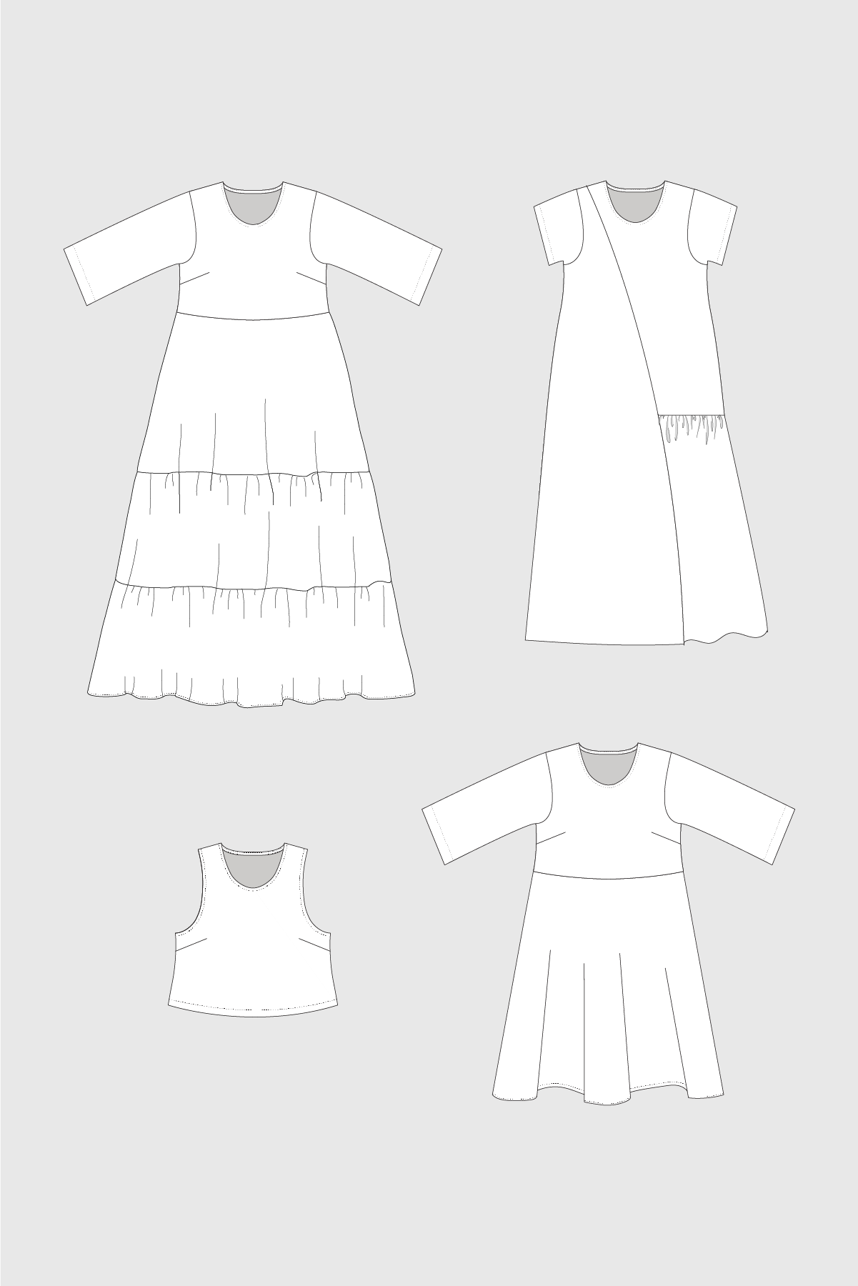 Cartwright dress + top – In the Folds