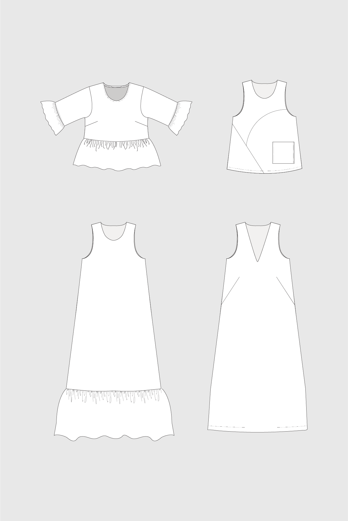 Cartwright dress + top – In the Folds