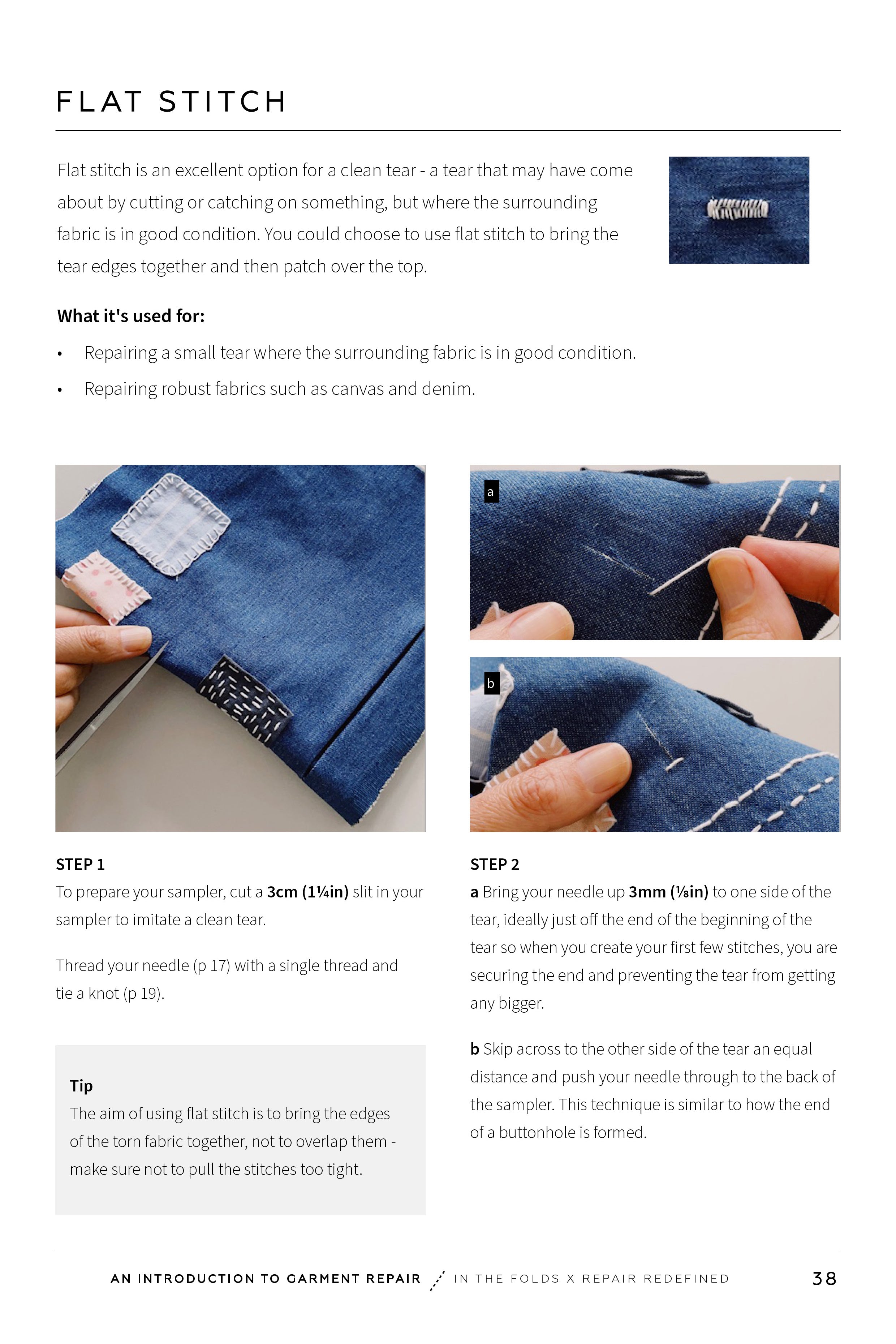 An Introduction to Garment Repair – In the Folds